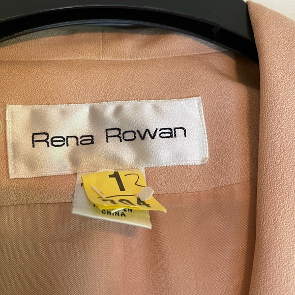 Rena Rowan | Jackets & Coats | Rena Rowan Silk Suit Blazer And Pants ...